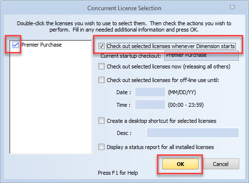 Check Out Concurrent License - eTakeoff